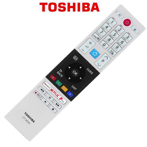 Genuine Toshiba CT-8533 TV Remote Control Rakuten TV, Netflix, Fplay ...