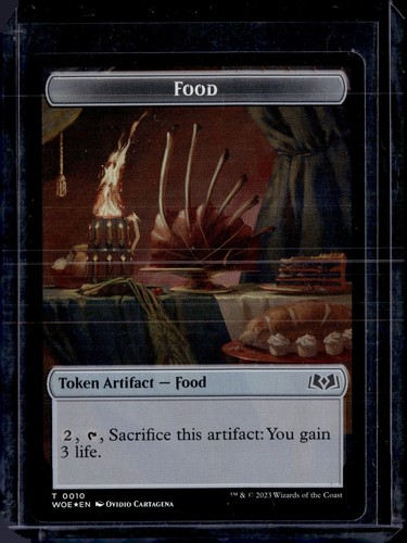 Food / Mouse Foil Token WOE MTG Magic The Gathering | eBay