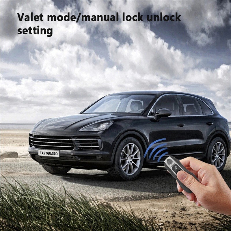 PKE Kit Fit For Porsche with Factory Push Start Button DC12V Keyless ...