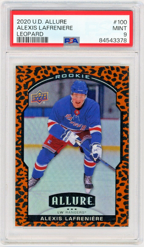 ALEXIS LAFRENIERE Upper Deck Allure Leopard Rc #100 PSA 9 New York ...