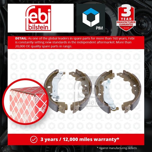 Brake Shoes Set fits DACIA DUSTER 1.5D 2010 on 7701210109 Febi Quality ...
