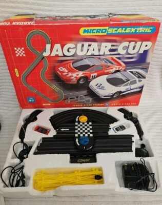 Micro Scalextric Jaguar Cup XJ220 Unipart V & Erg Not Tested For Parts ...