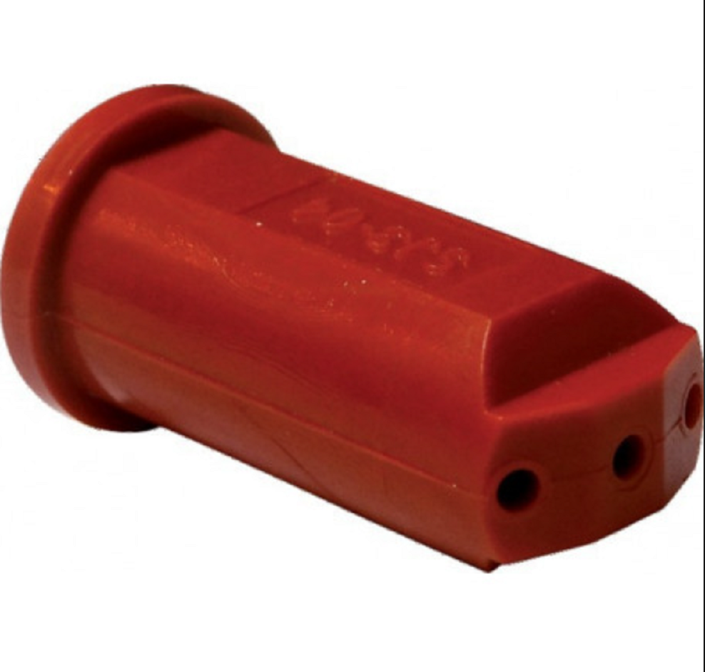 TeeJet StreamJet Solid Stream Fertilizer Spray Nozzles, 3 Hole, Red ...