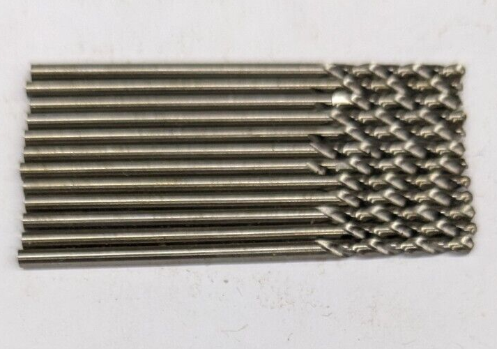 12 #49 Jobber Length Drills Short Flute HSS Bright 118 Deg UK - 49 Wire ...
