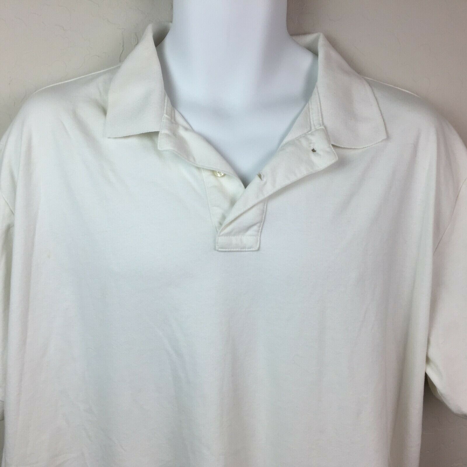 Giordano Men's White Polo Shirt Buttons Collar Casual… - Gem