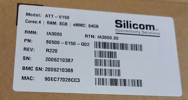 Silicom ATT-V150 Modular Universal 80500-0150-G02 / w2 for sale online ...