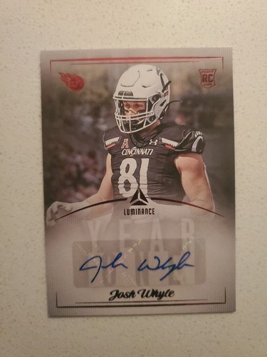 Josh Whyle 2023 Luminance Red Year One Rookie Autograph Auto RC #Y1SJWH ...