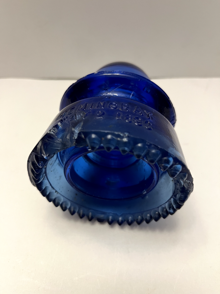 CD 162 Hemingray Cobalt Blue signal insulator | eBay