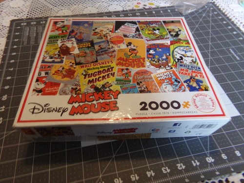Ceaco Disney Classic Mickey Mouse 2000 Piece Puzzle Never Assembled w ...