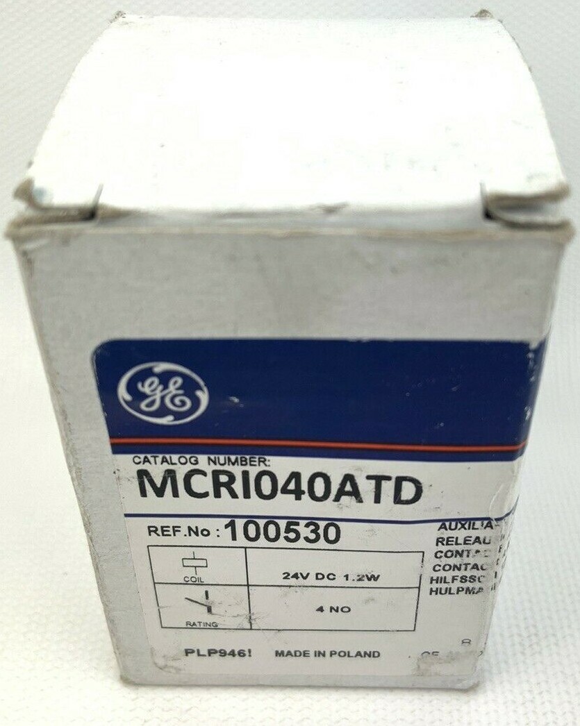 GE General Electric Control Relays MCR Series MCRI040ATD | eBay