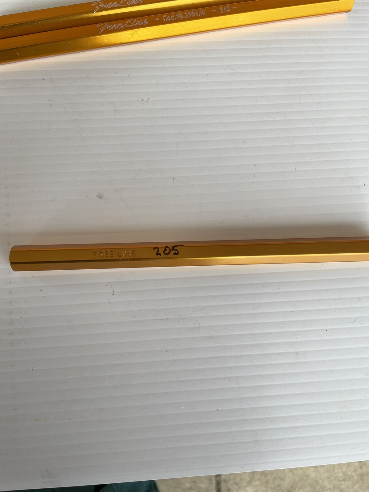 FreeLine gold kart racing tie rod 205 mm long NEW see photos | eBay