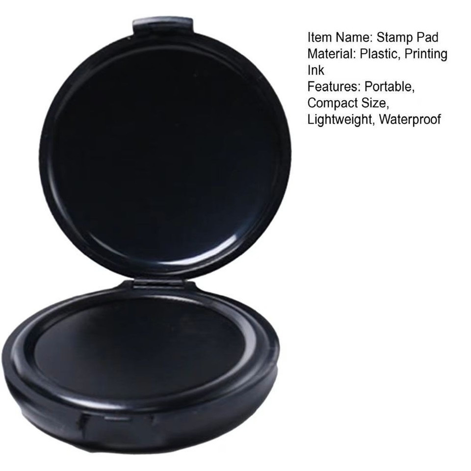 1Pcs Mini Fingerprint Ink Pad 5.8cm Thumbprint Ink Pad Identification ...