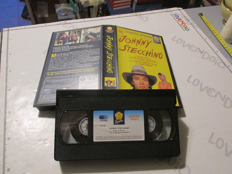 Jonny Stecchino - VHS - Roberto Benigni - Penta Video 1991 | eBay UK