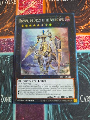 Yu-Gi-Oh! Dingirsu, The Orcust Of The Evening Star RA01-EN040 Collector ...