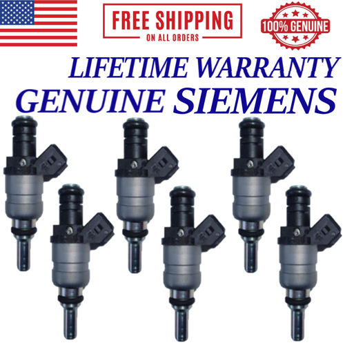 Genuine Siemens Set/6 Fuel injectors For 2001-2005 BMW 525i 2.5L I6 | eBay