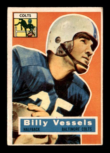 1956 Topps #120 Billy Vessels RC VGEX X2567917 | eBay