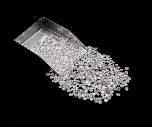 Certified 3.5 mm Round Cut CVD Diamond D Color VS1 Clarity 17 Pcs Lot ...