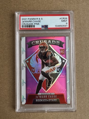 2021 Panini R & S Jamar Chase Pink Crusade PSA 9 # 19/75 | eBay