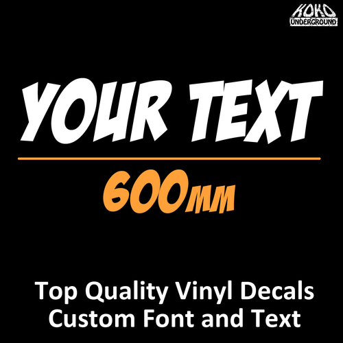 600mm Custom Vinyl Decal Sticker Text Name Lettering Shop Car Window ...