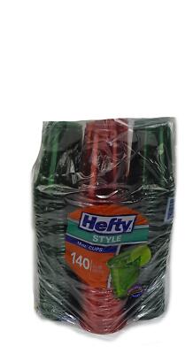 Hefty Basic Clear 2 Colors Hard Plastic 18 Ounce Disposable Holiday ...