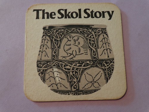 Sous-Verre De Bar Vintage Cool: SKOL Bière Tirage...De La Norvège ...