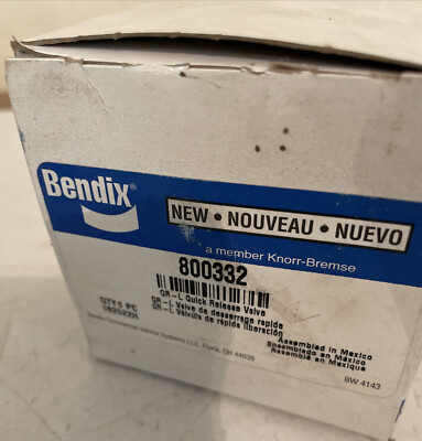 Air Break Valve Bendix 800332 QR-L Air Brake Quick Release Valve - New ...