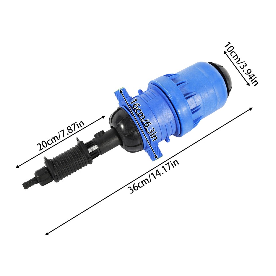 Automatic Fertilizer Injector Water Powered Chemical Liquid Doser ...