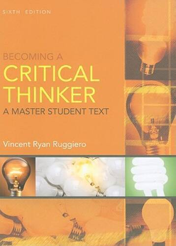 Becoming a Critical Thinker (Master Student) - Paperback - VERY GOOD ...