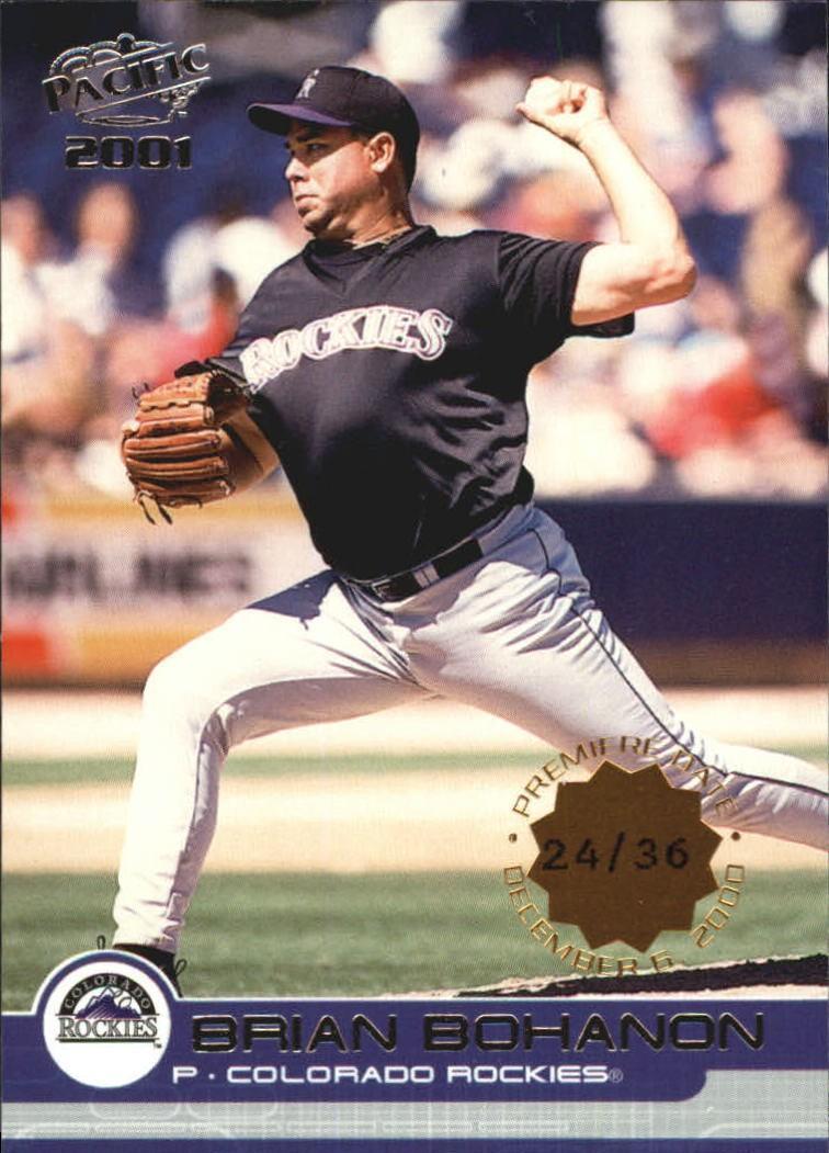 2001 Pacific - Brian Bohanon #135 Premiere Date /36 for sale online | eBay