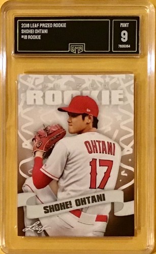 2018 LEAF - PRIZED #18 - SHOHEI OHTANI - ROOKIE - GMA 9 - MINT | eBay