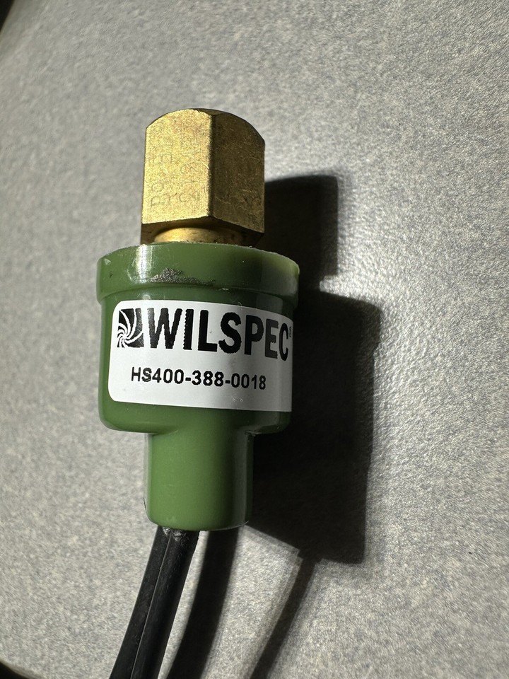 WILSPEC HS400-388-0018 SCREW ON LOW PRESSURE SWITCH 513023 PFP 21-164 ...