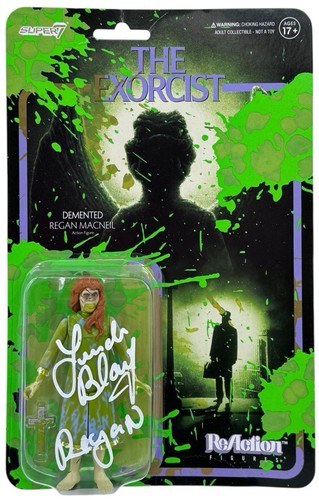 Linda Blair Signed Regan (Vomit Splatter) ReAction Figure w/ "Regan ...