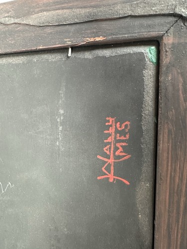 Wally Ames Painting On Wood Panel | eBay