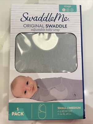 SwaddleMe Swaddle Me Original Swaddle Adjustable Baby Wrap Sm/Med 0-3M ...