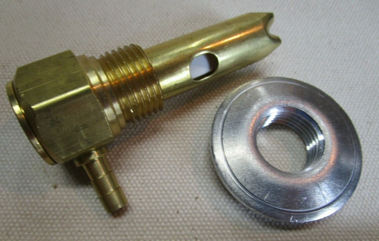 1/2 NPTF Brass Fuel Tank Safety Rollover VENT VALVE 1/4 ID Hose w ...