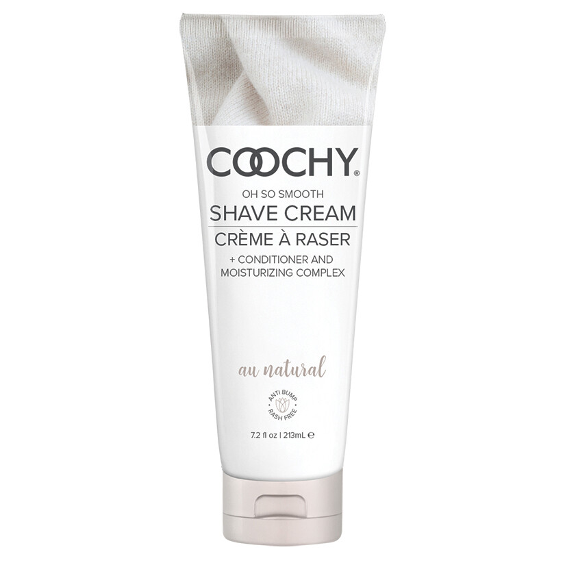 COOCHY RASH-FREE SHAVE CREME & MOISTURIZING, AU NATURAL , SMOOTH 7.2 OZ ...