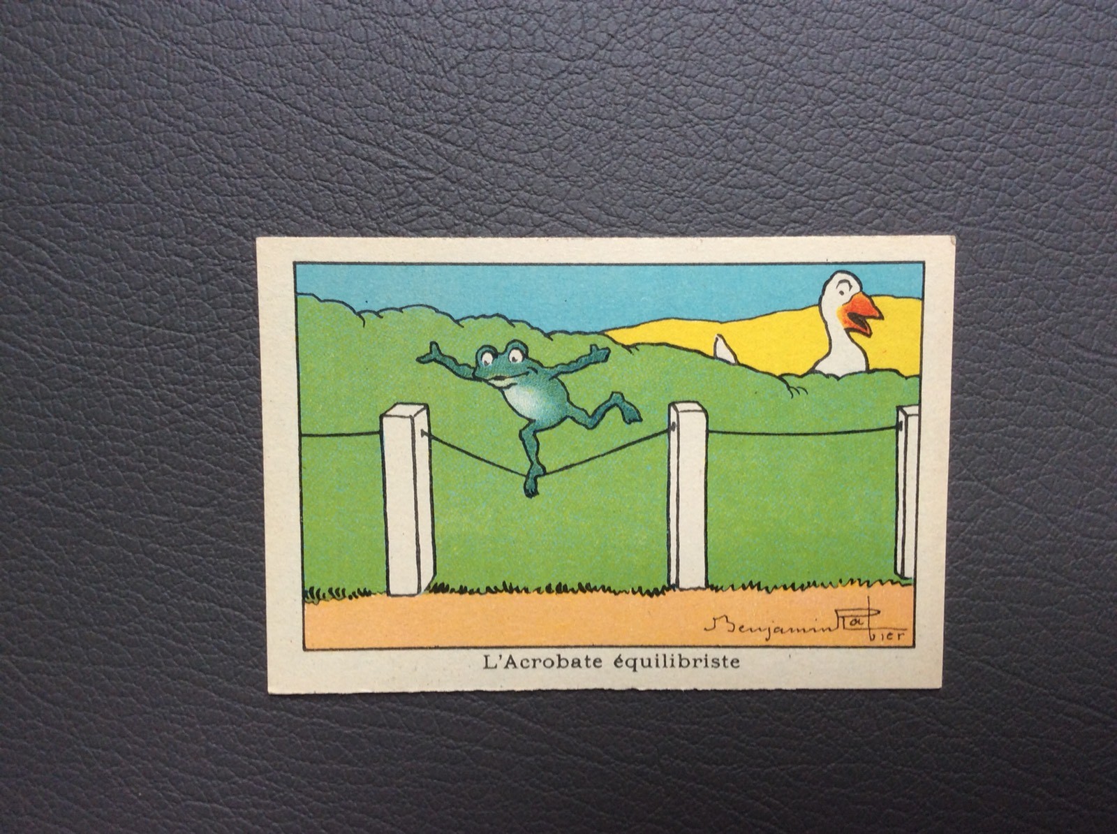 Carte bon point Benjamin RABIER. L’Acrobate équilibriste | eBay