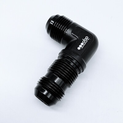 AN8 Male Bulkhead 90degree Elbow Adaptor obp Motorsport Black - OBP-90A ...