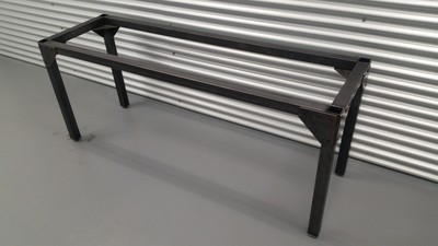 Steel Table FRAME BASE 21x69x28 h Industrial furniture Dining Table ...