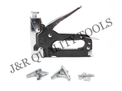 3 Way Heavy Duty Stapler Staple Gun Upholstery Wood Ceiling tiles ...