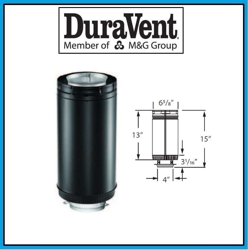 DURAVENT 4" x 6 5/8" DirectVent Pro Appliance Adapter #46DVA-ADP | eBay