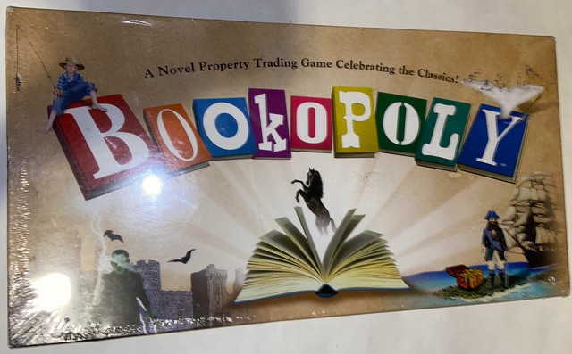 Late for The Sky Bookopoly Monopoly Style Board Game 100 Complete - NM ...