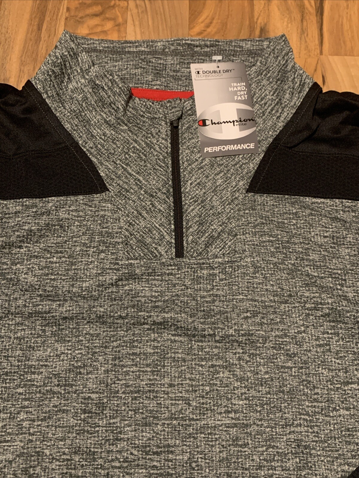 CHAMPION ELITE (XL-XXL) Performance Double Dry Active 1/4 Zip Pullover ...