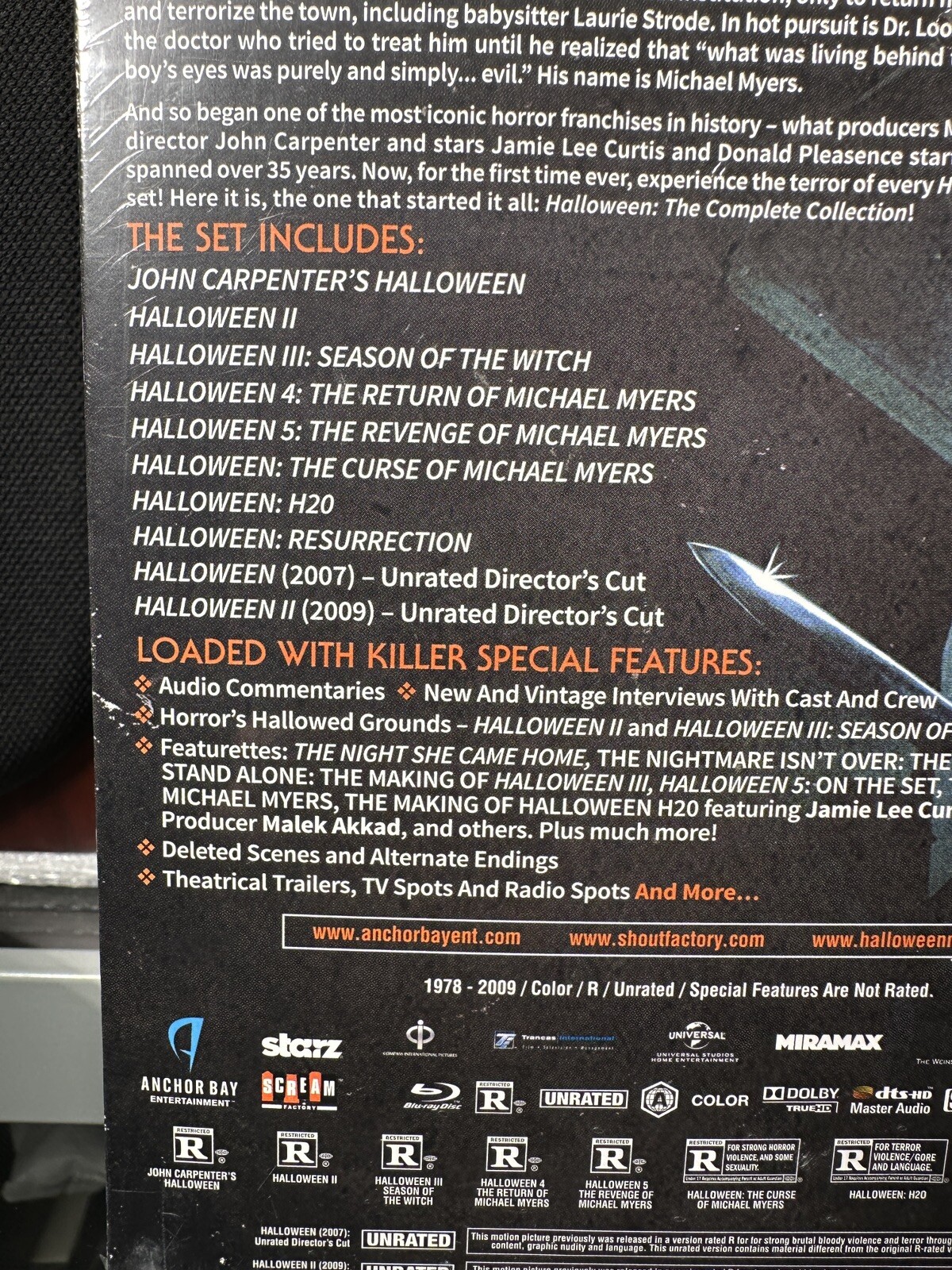 Halloween: The Complete Collection (Blu-ray Disc, 2014, 10-Disc) for ...