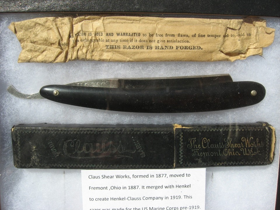 Original WWI USMC Clauss Razor Kit | eBay