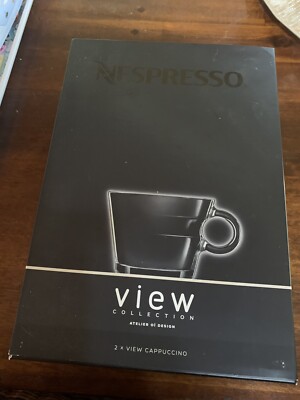 Nespresso View Collection Cappuccino Cups and Saucers. new open box ...