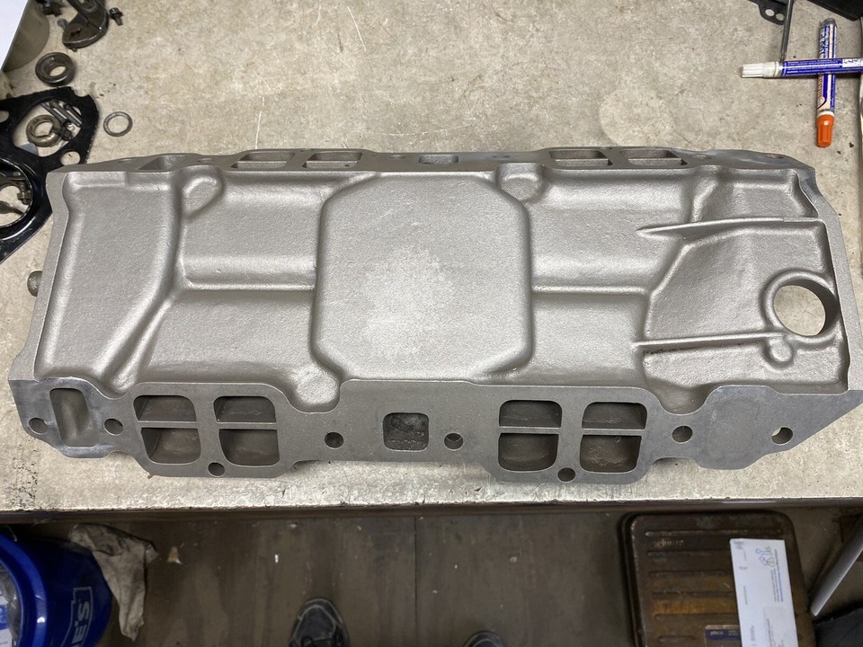 Offenhauser Dual Port BBC Intake Manifold 360 Degree Big Block Chevy ...