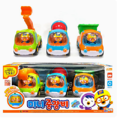 Pororo Mini Heavy Equipment Set of 3/korea for toy | eBay Australia