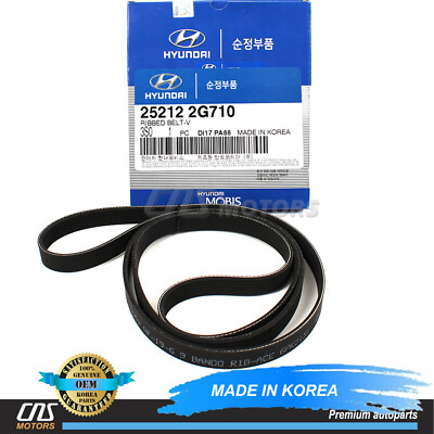 GENUINE Serpentine belt for 2011-2014 Hyundai Sonata Tucson 252122G710⭐ ...