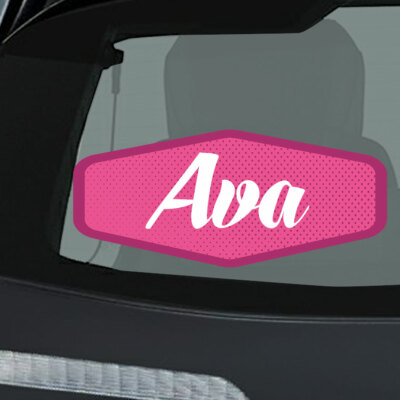 Ava Name Sticker Decal 3.5x8 inc | eBay